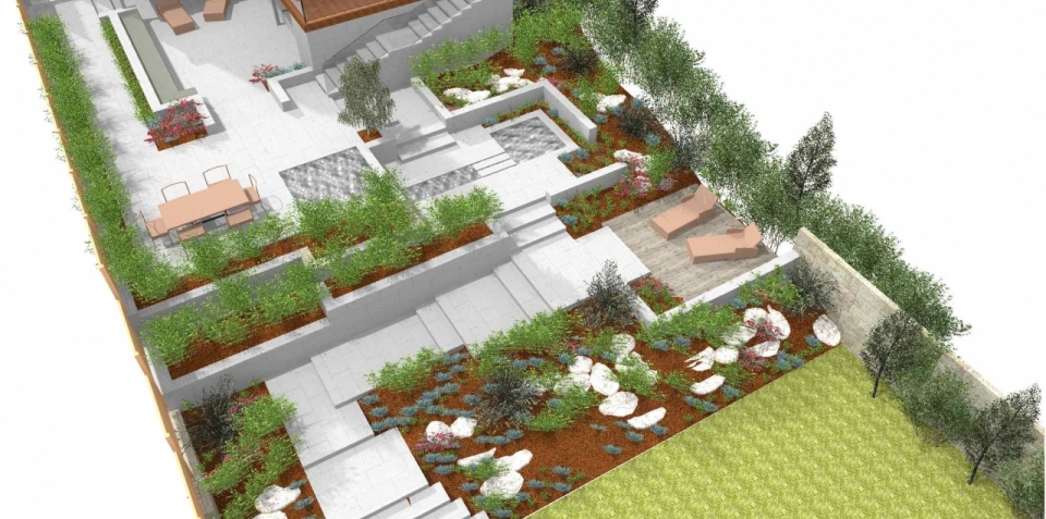 Contemporary Living Garden | Timotay Landscapes